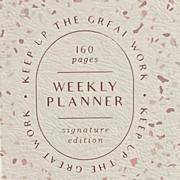Fringe Studio | Office | Nondated Weekly Planner Confettiterrazzo Print ...